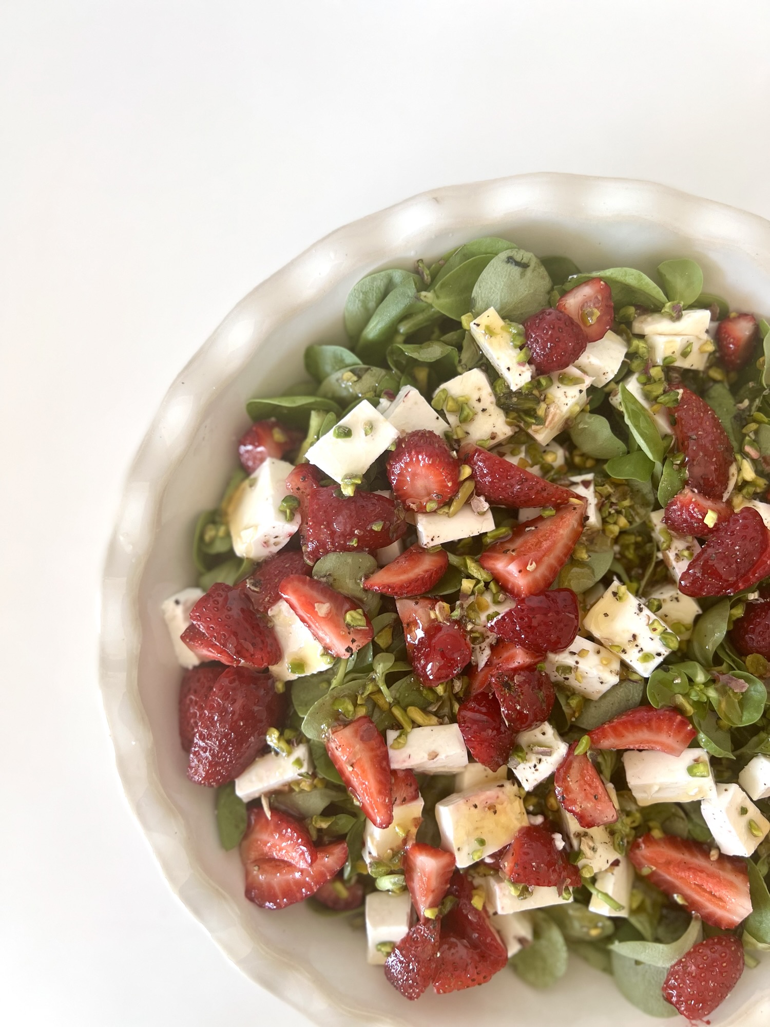 Purslane salad with oil-free dressing – My Bread and butter kw